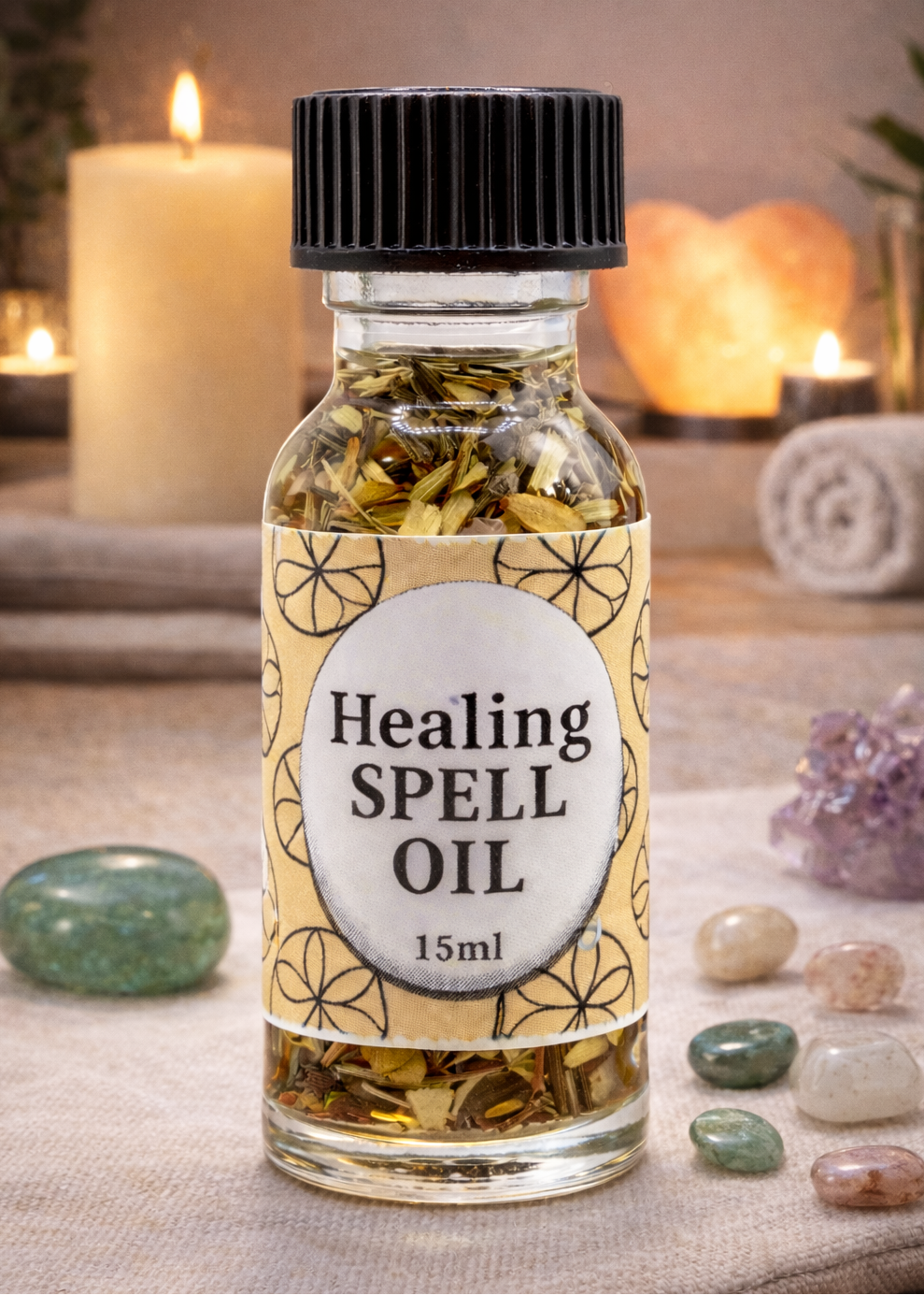 Healing Spell Oil For Rituals | Soothe & Restore Energy