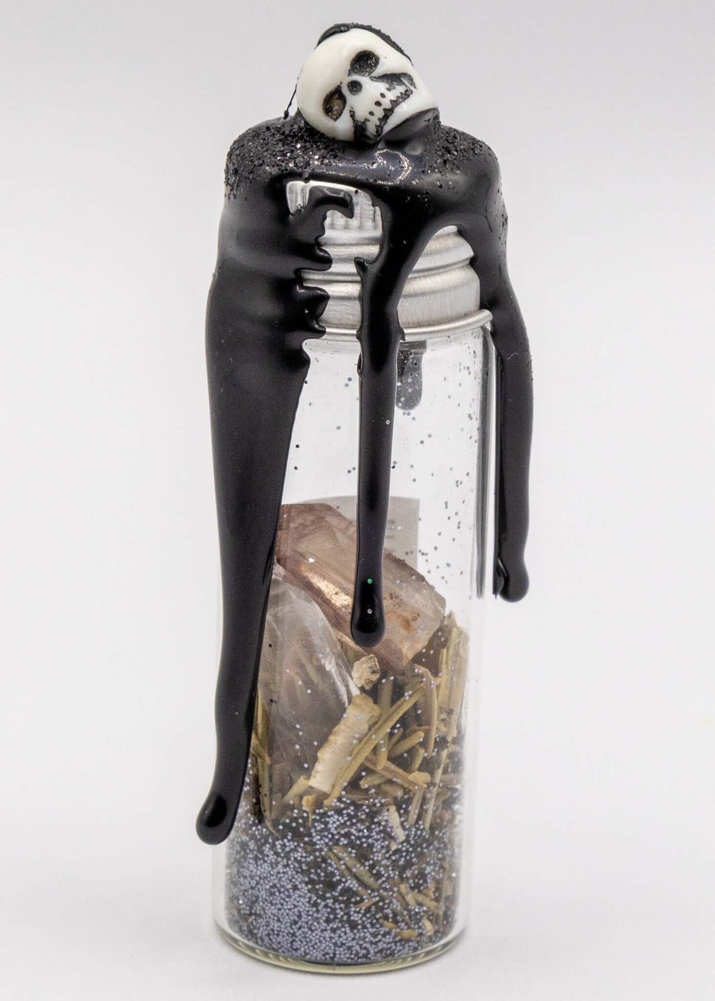 Protection Spell Jar - Powerful Herbal & Crystal Shield